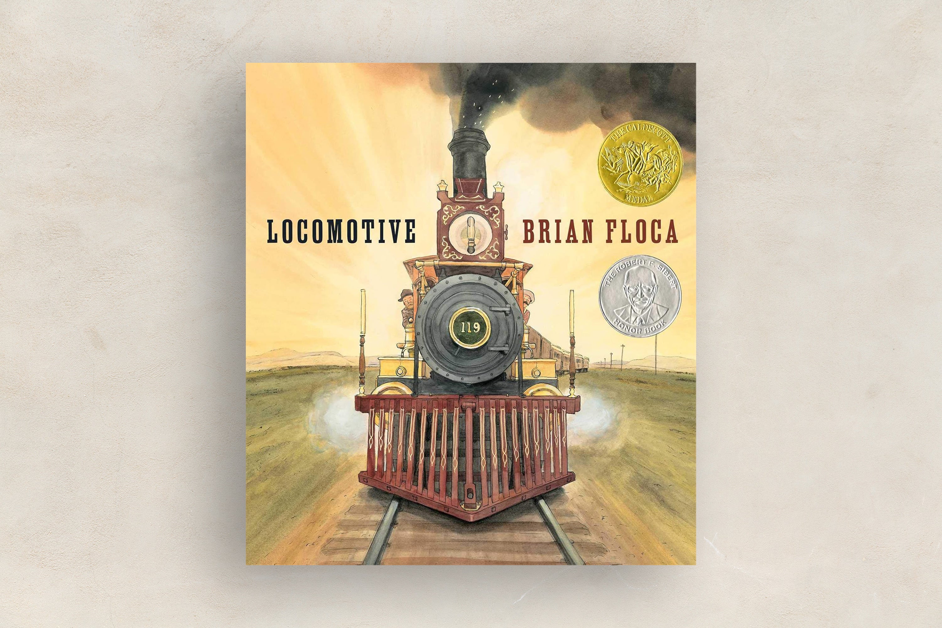 Locomotive - Brian Floca - 9781416994152 - Beautiful Feet Books